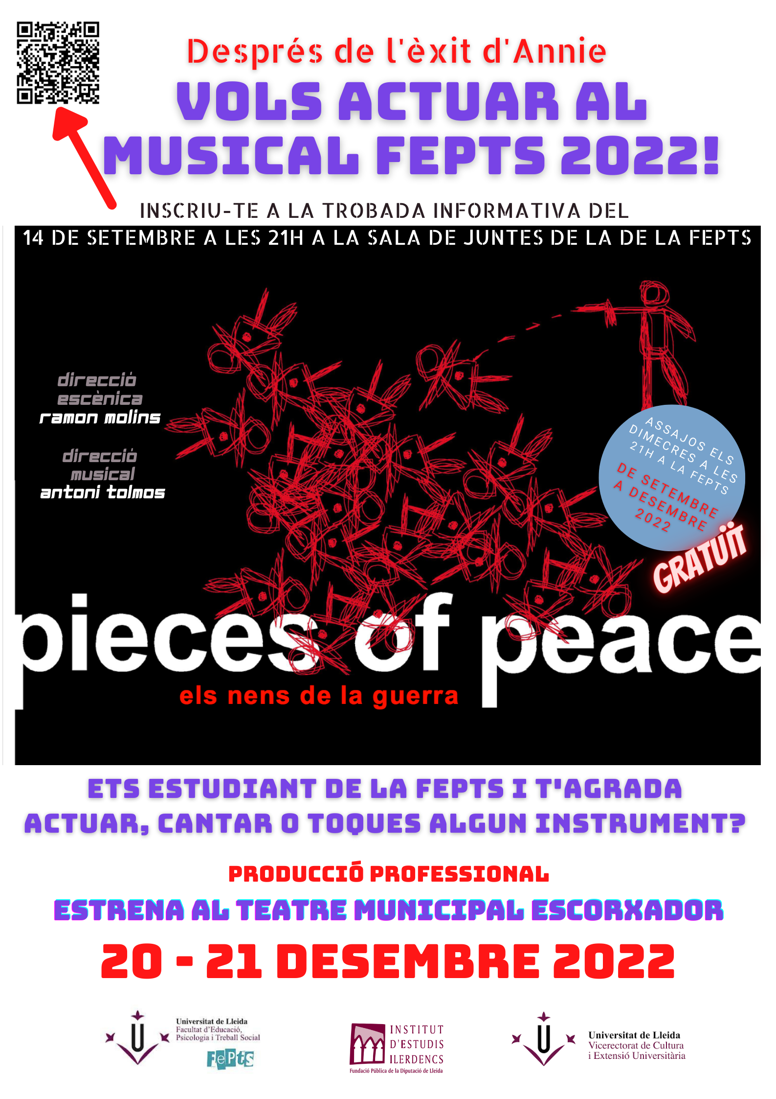 Trobada informativa per participar al musical FEPTS 2022